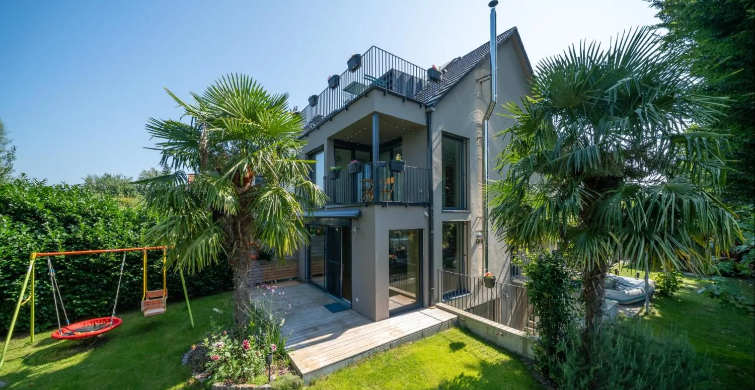 FAMILIEN WILLKOMMEN DHH mit ELW in Allensbach mit Seepanorama und ...