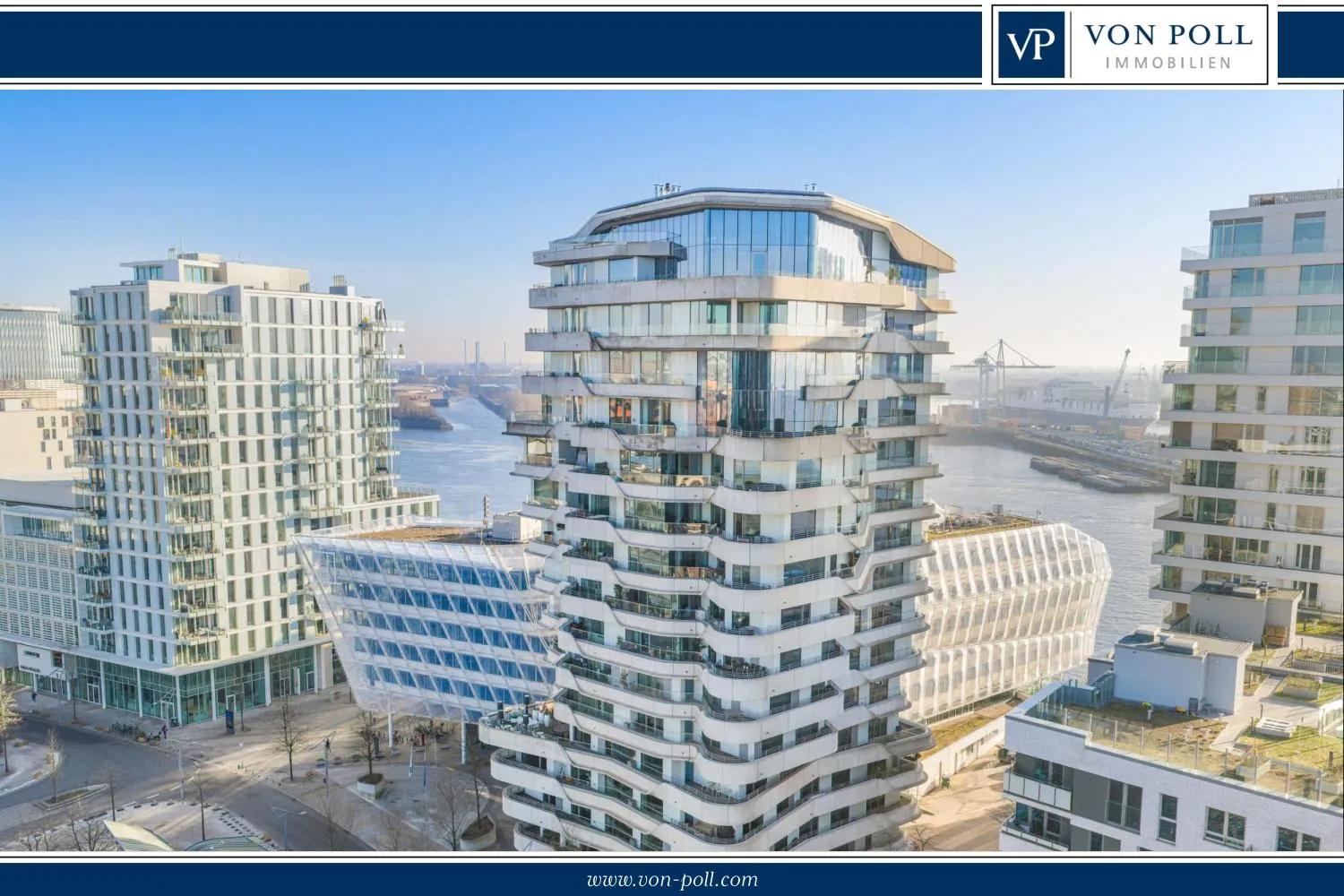 Hamburger Ikone: Exklusives Schmuckstück im 10.OG mit Hafenblick!